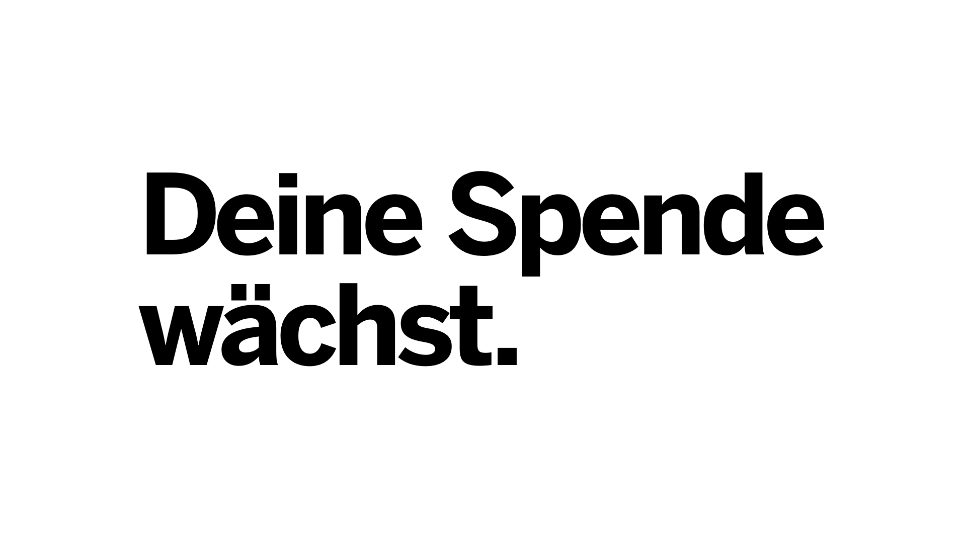 Deine Spende